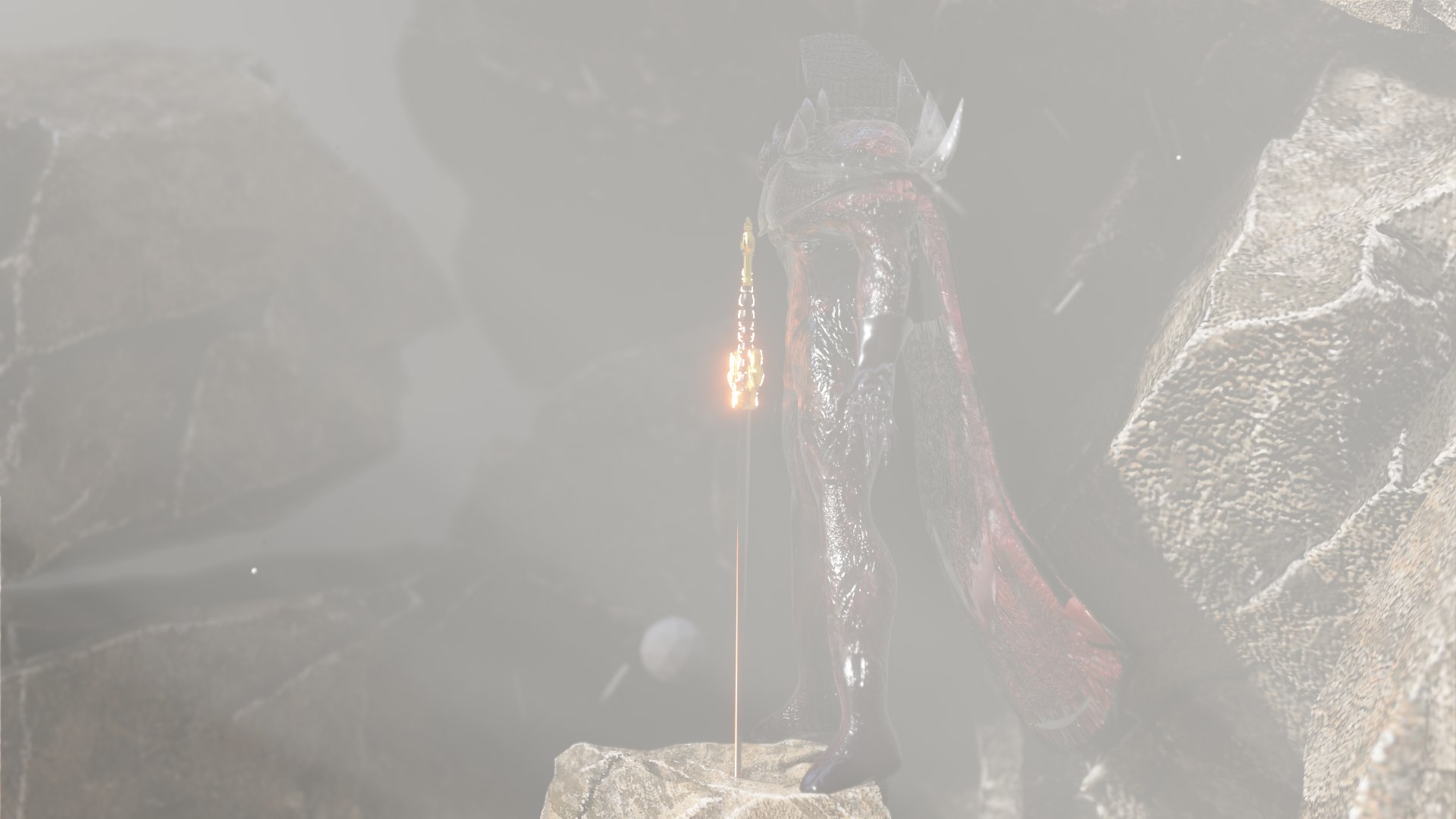 3D Legendary Blood Knight With Sword - TurboSquid 1970969