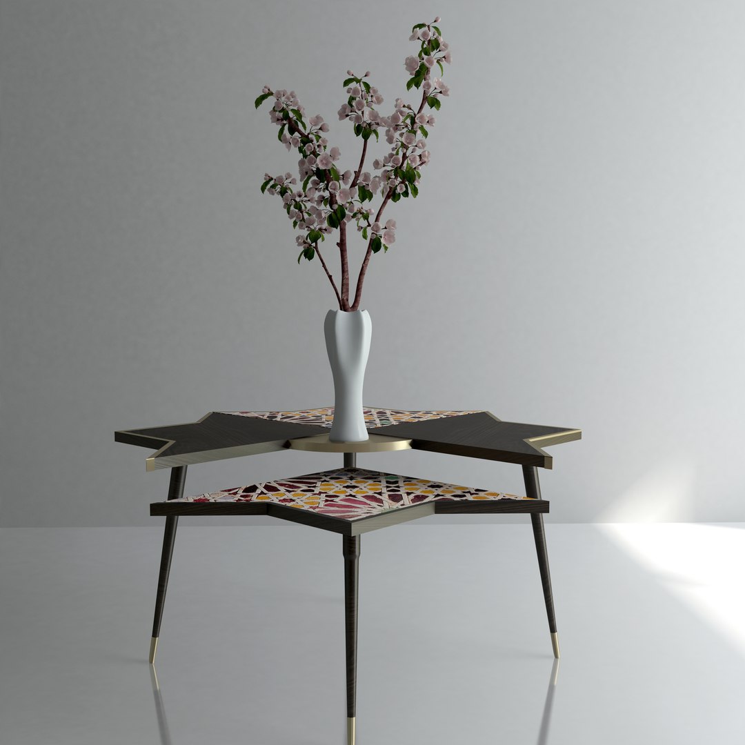 3d Modern Islamic Coffee Table