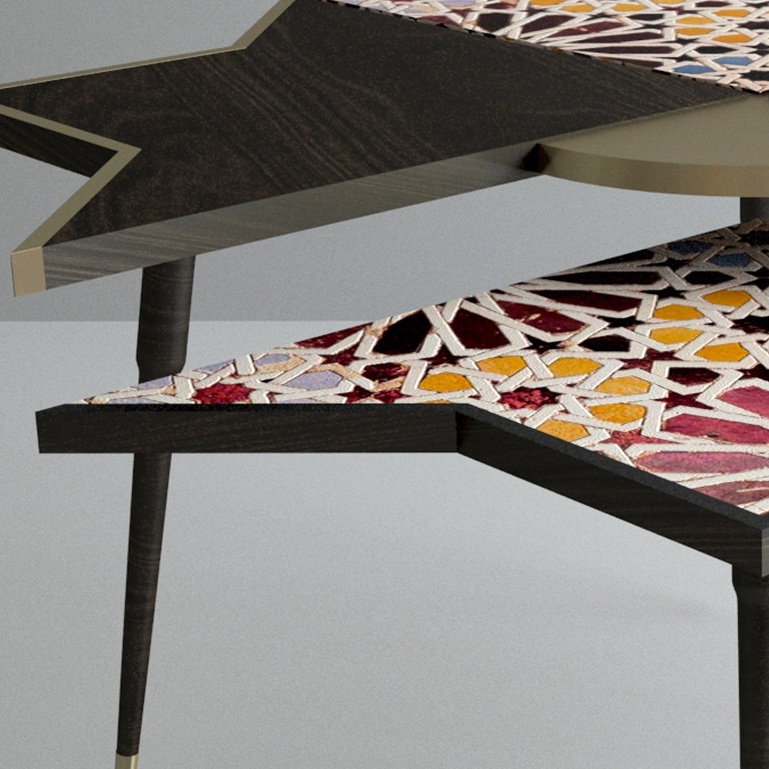 3d Modern Islamic Coffee Table