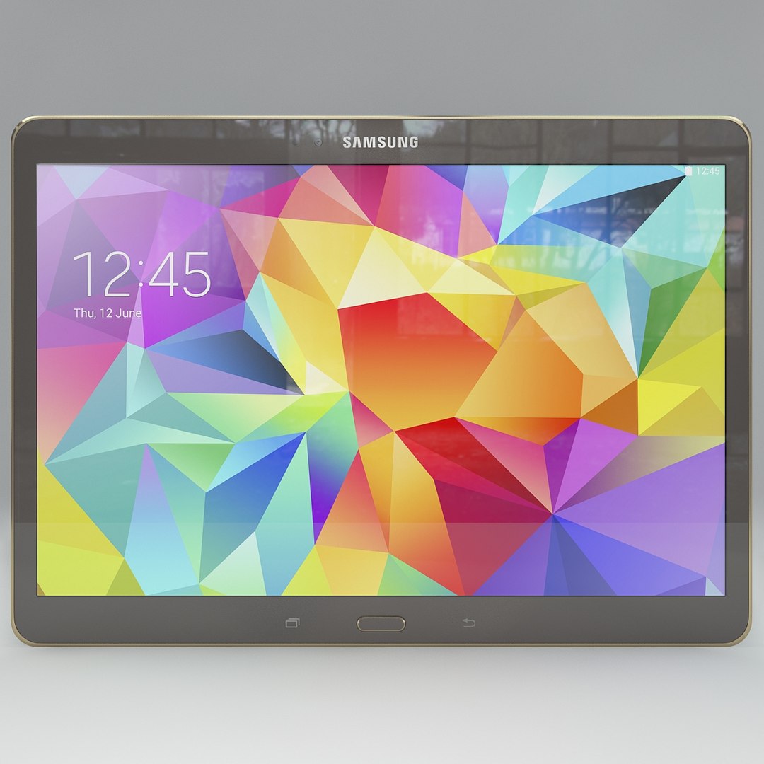 3d Samsung Galaxy Tab S