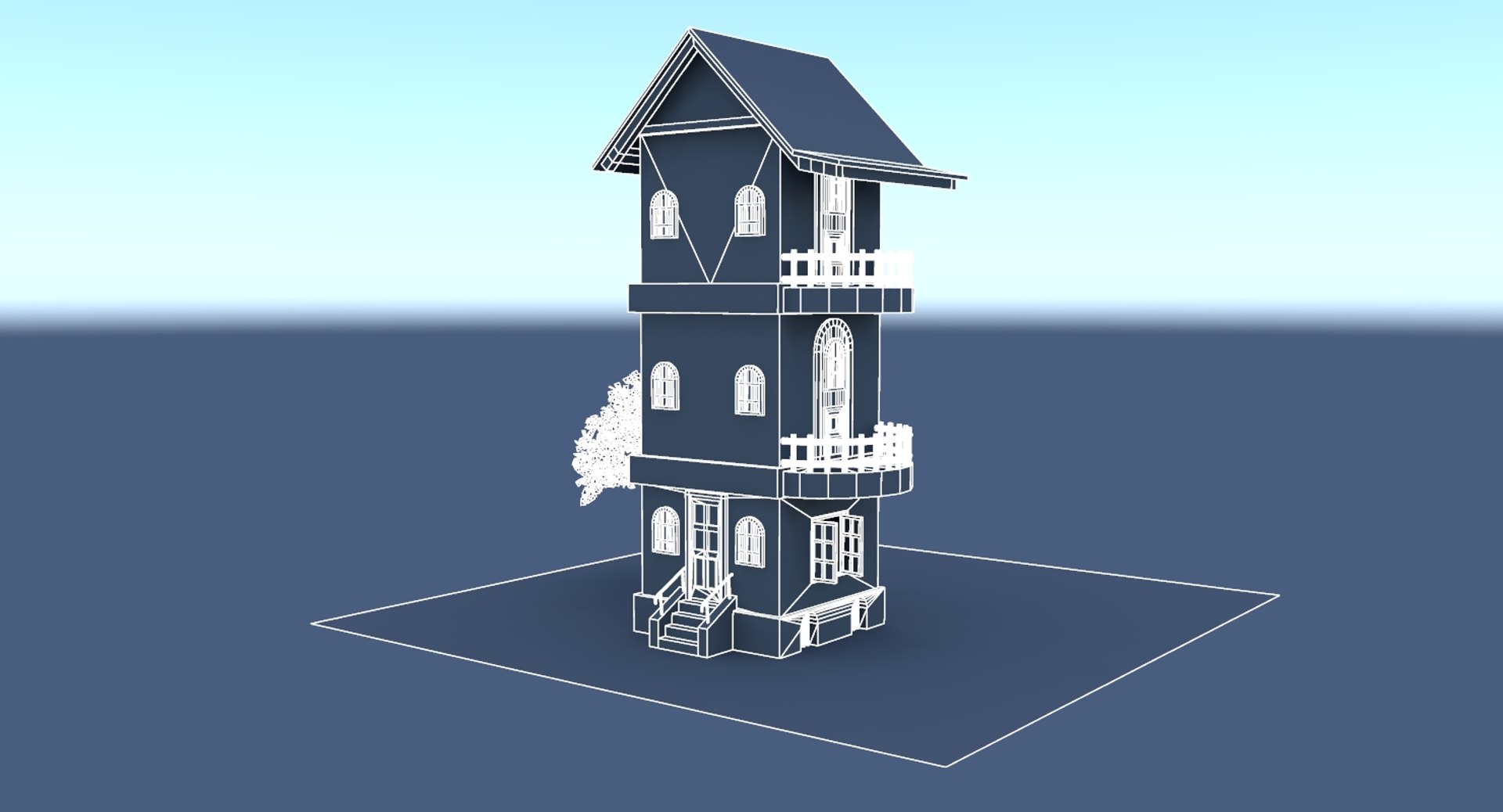 Building Scene 3D Model - TurboSquid 1231847