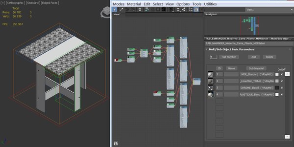 Table dining folding 3D model - TurboSquid 1551682