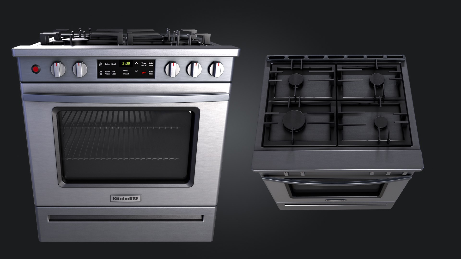 3D Stove Model - TurboSquid 2166595