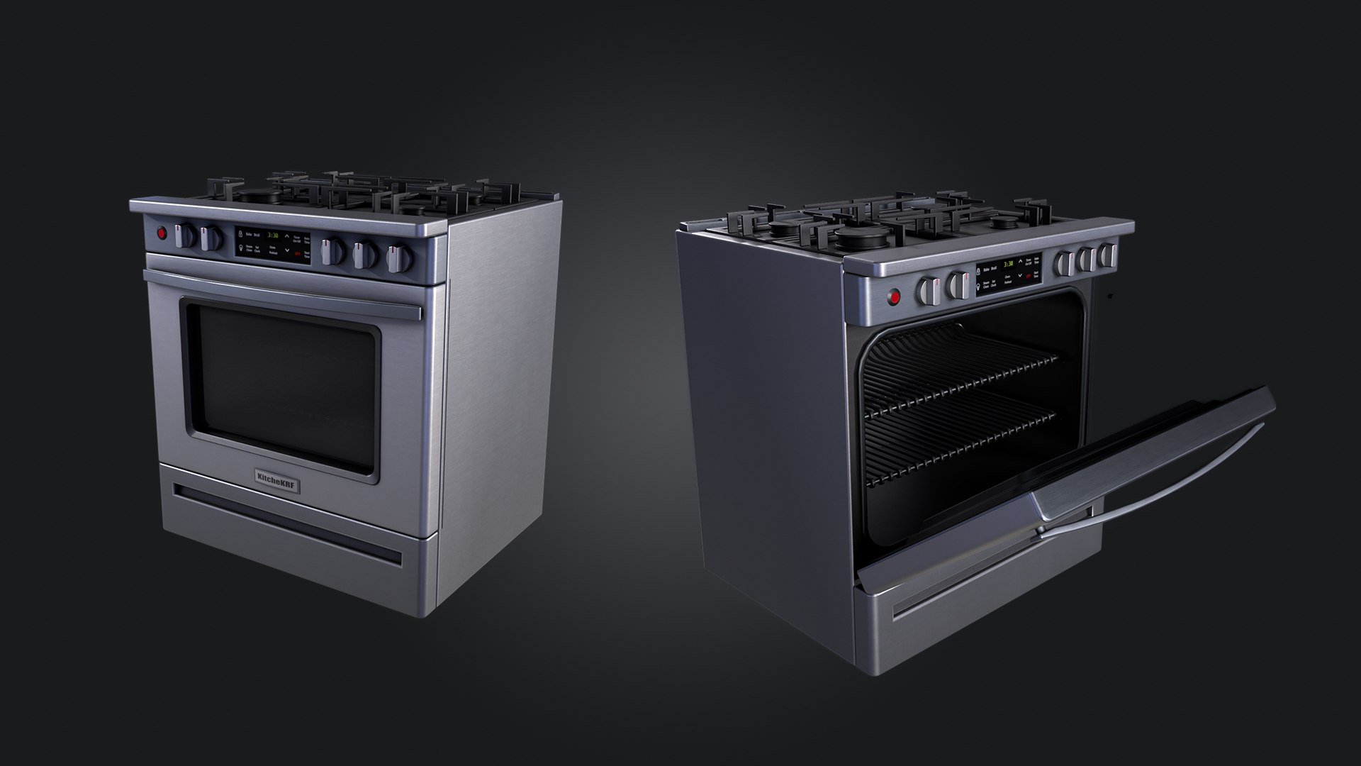 3D Stove Model - TurboSquid 2166595