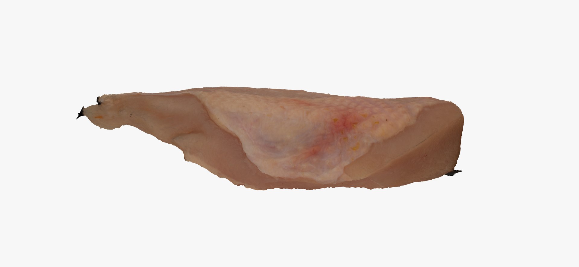 3D Chicken Breast Skin On 01 RAW Scan Model - TurboSquid 1868885