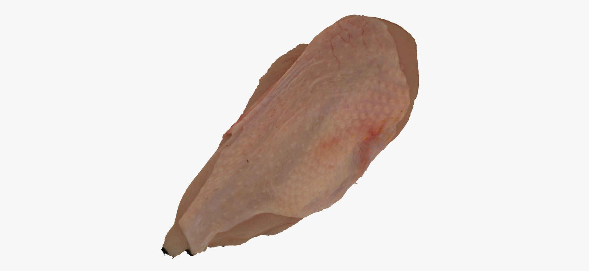 3D Chicken Breast Skin On 01 RAW Scan Model - TurboSquid 1868885