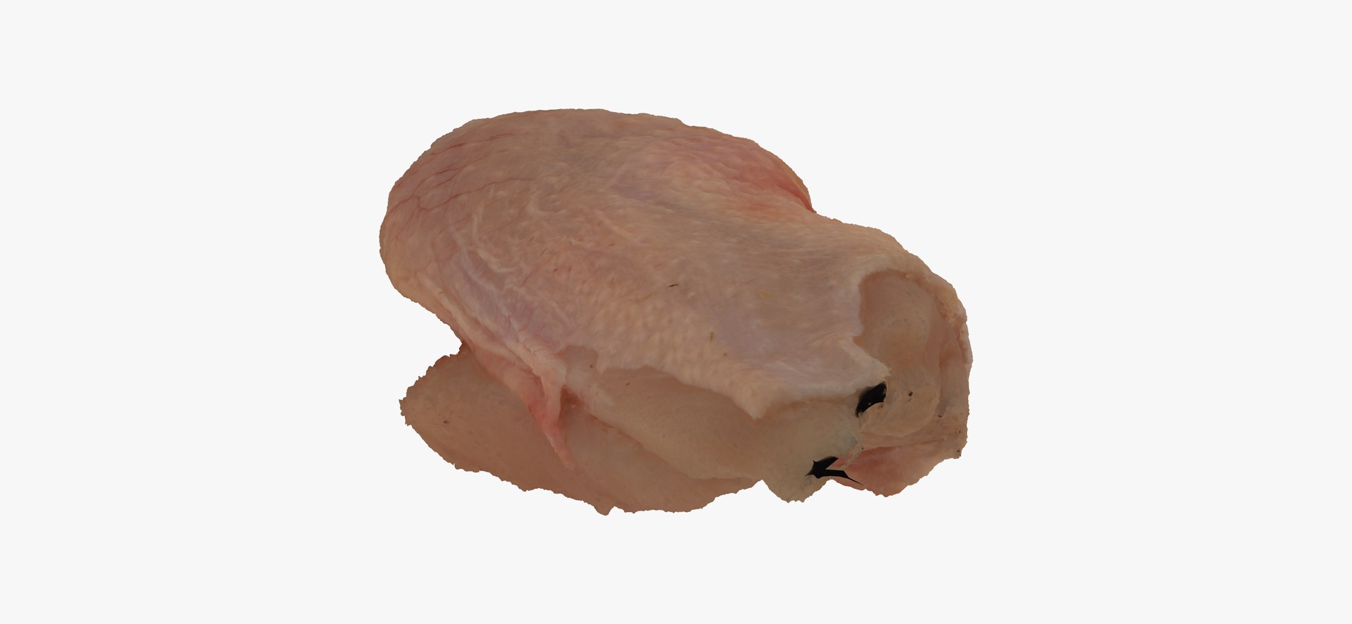 3D Chicken Breast Skin On 01 RAW Scan Model - TurboSquid 1868885
