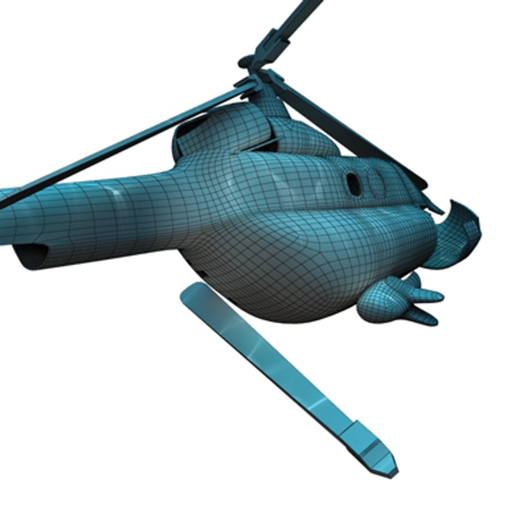 3dsmax Sunken Helicopter Objects
