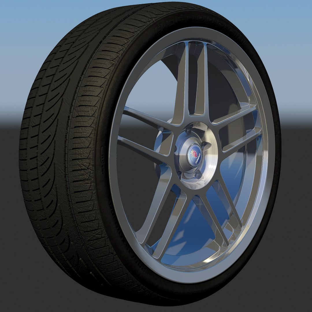 wheel sport rim 3d model
