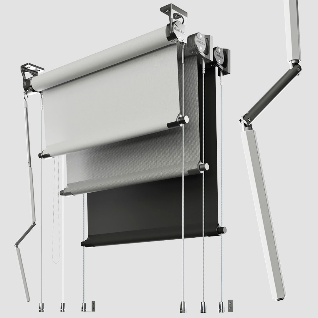 3D Roll Roller Shades - TurboSquid 1695965