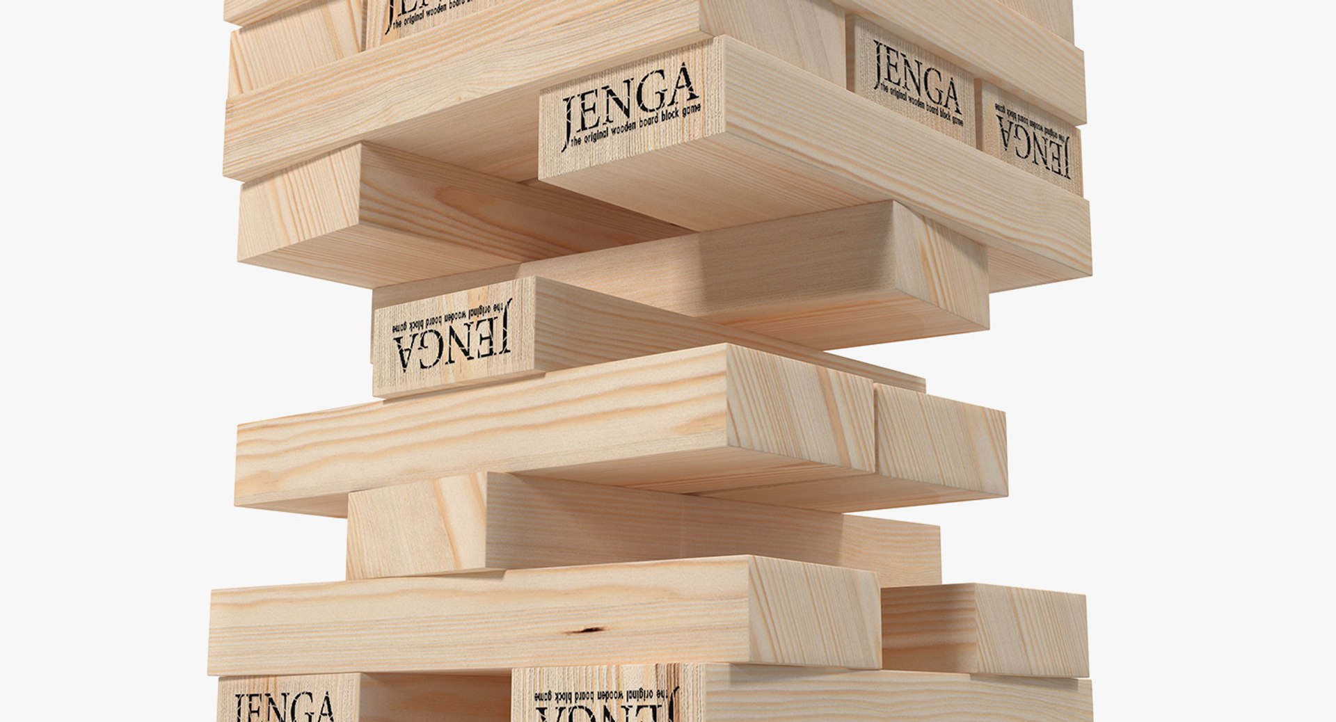 3D Jenga Tower - TurboSquid 1426284
