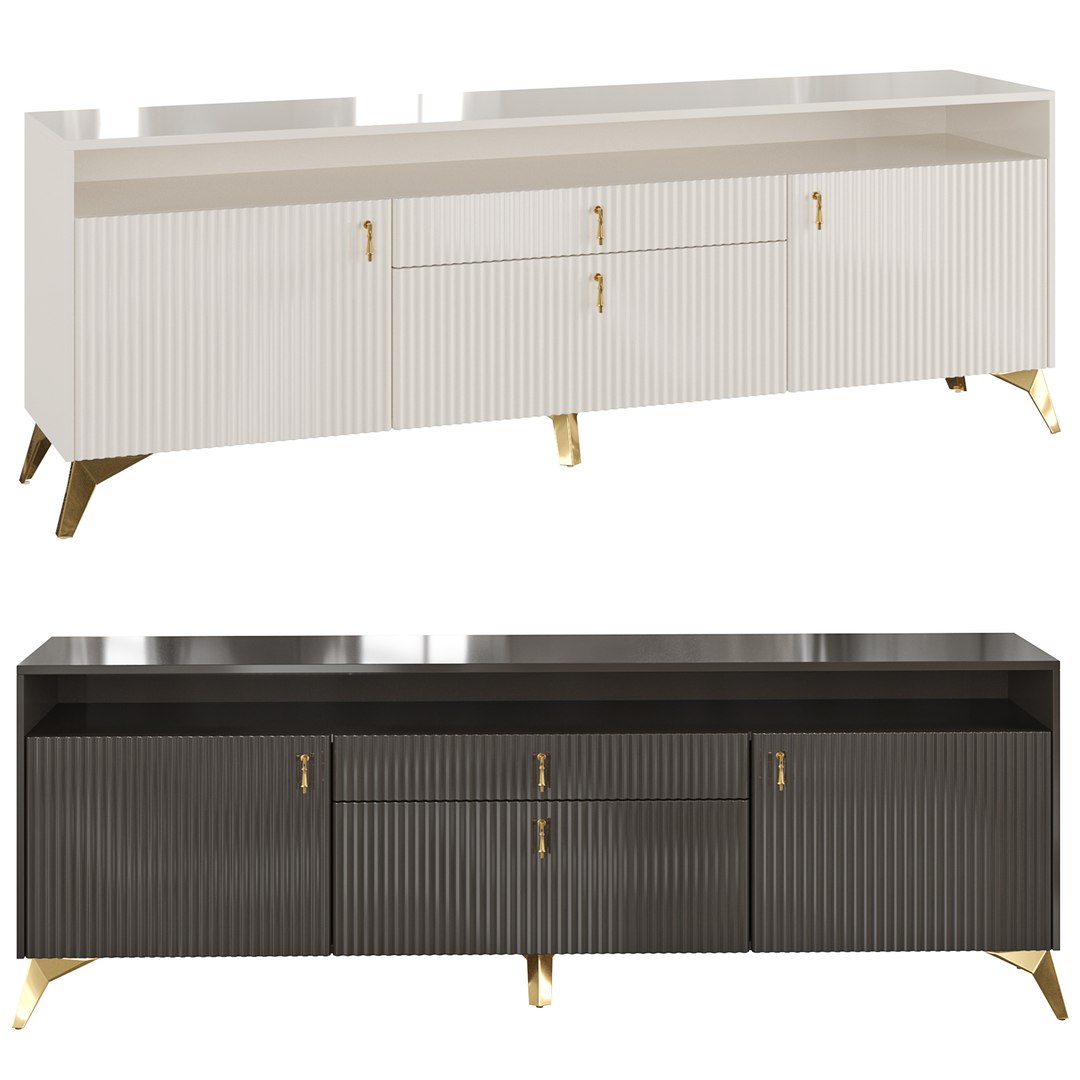 TV stand Creative model - TurboSquid 1973263