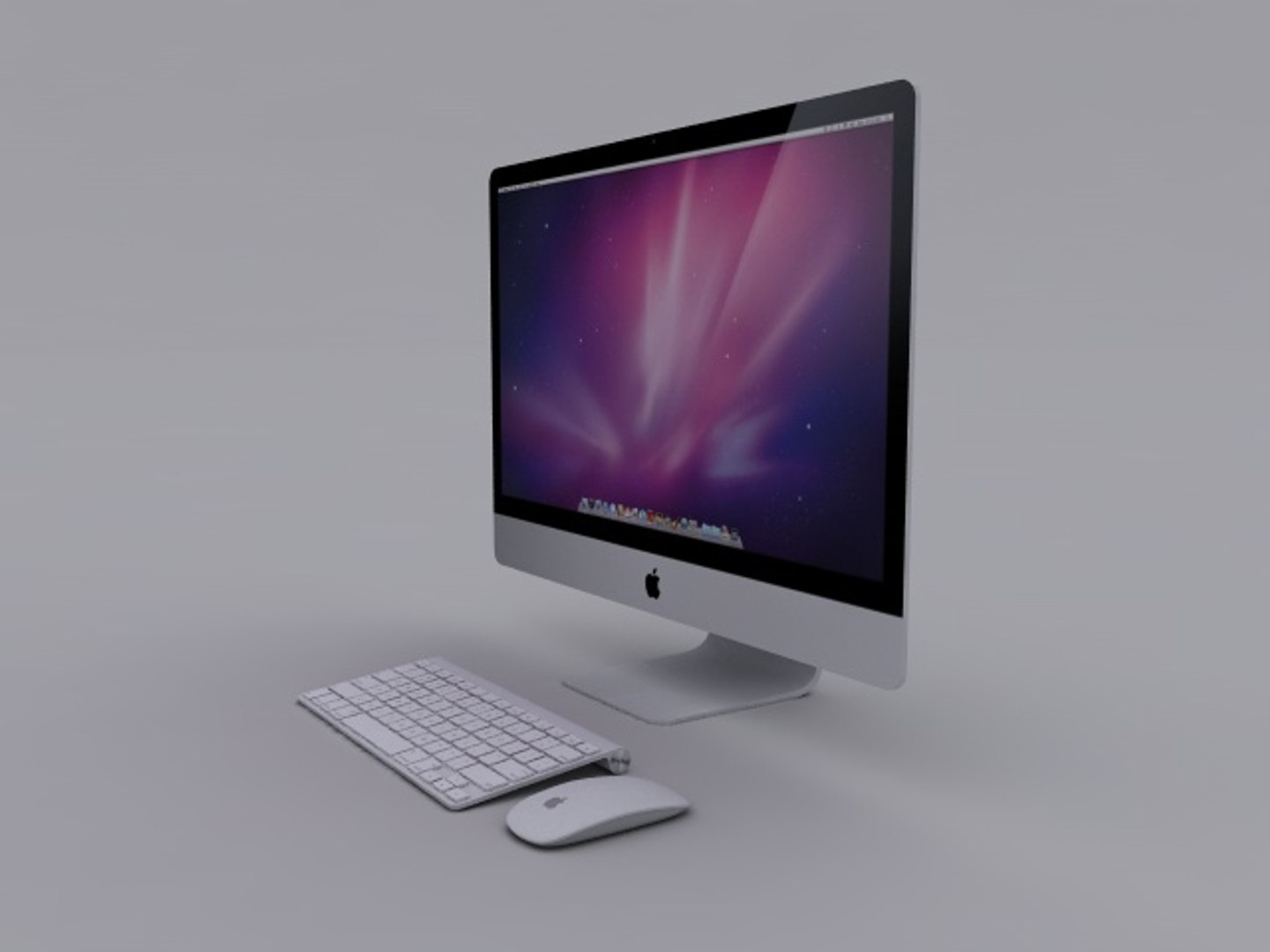 New Imac 27 Computer 3d Model