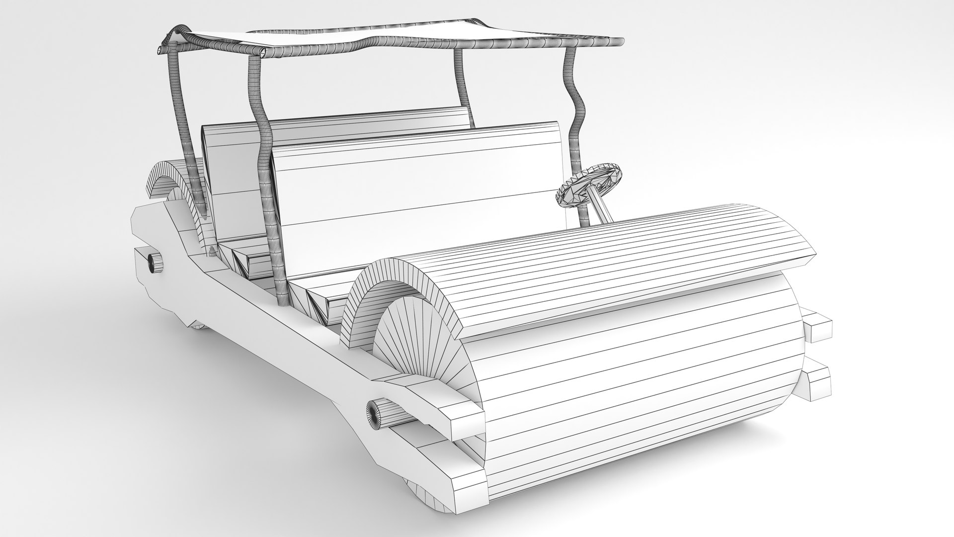 Stone Age Car 3D Model - TurboSquid 2244750