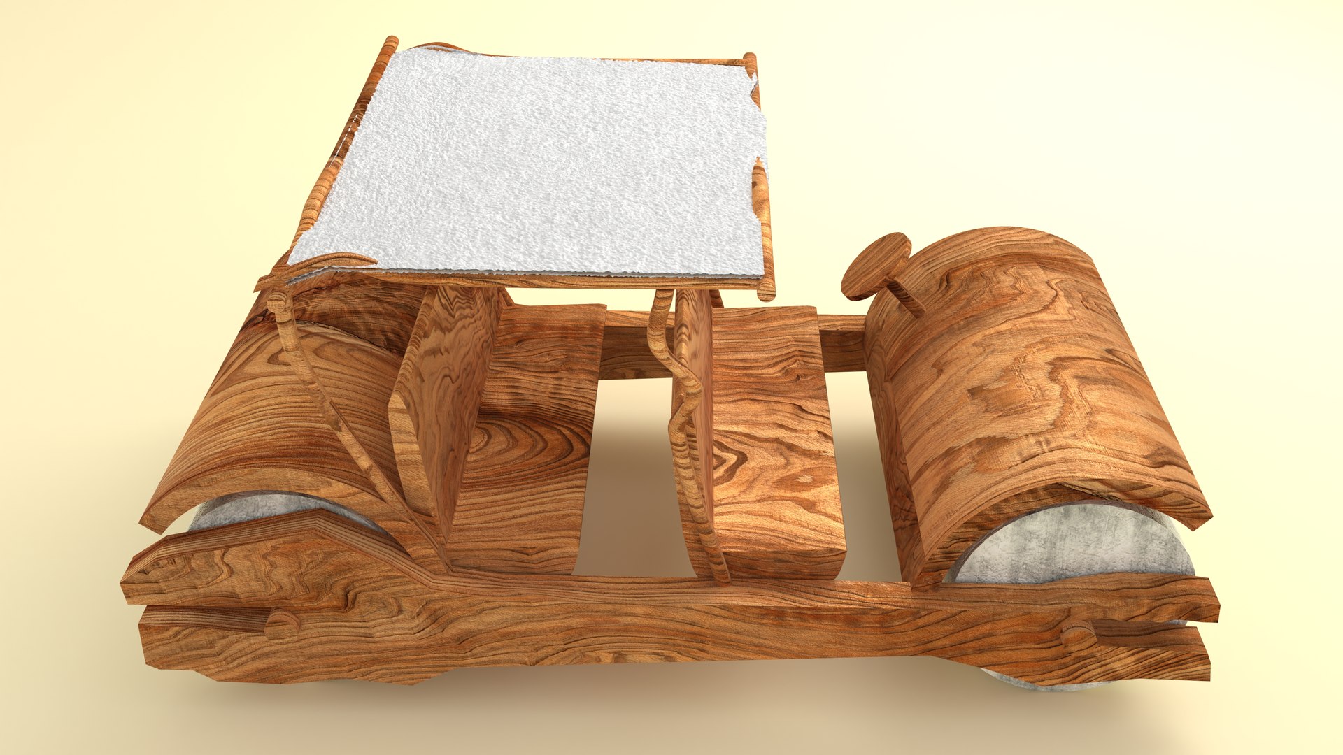 Stone Age Car 3D Model - TurboSquid 2244750