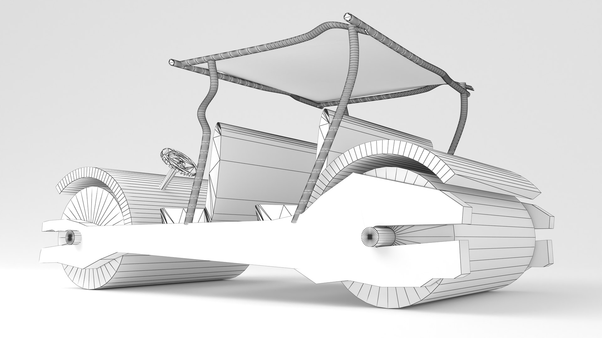 Stone Age Car 3D Model - TurboSquid 2244750