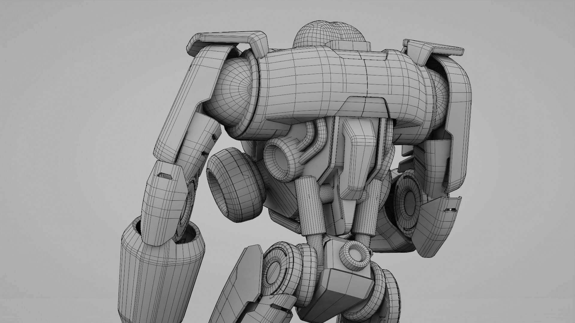CYBORG ALIEN FIGHTER rigged 3D model - TurboSquid 1939927