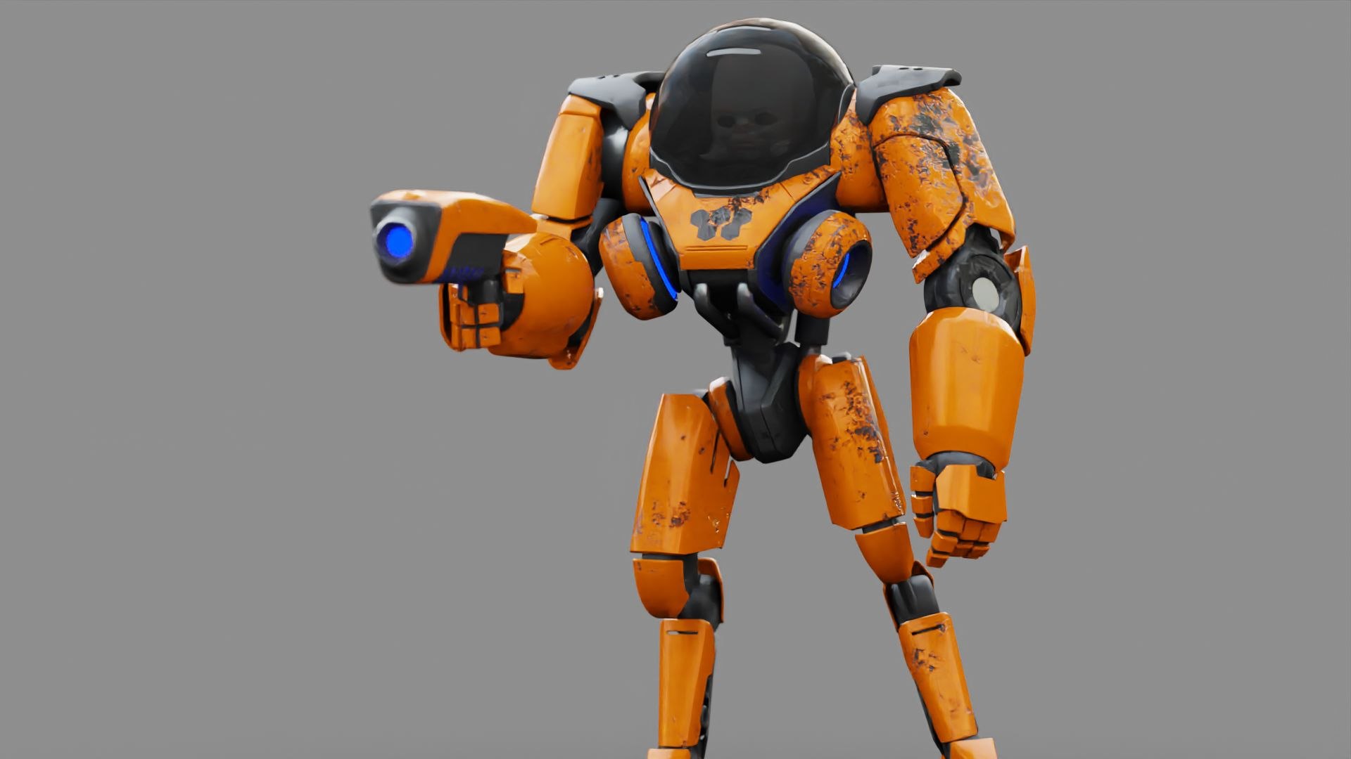 CYBORG ALIEN FIGHTER rigged 3D model - TurboSquid 1939927