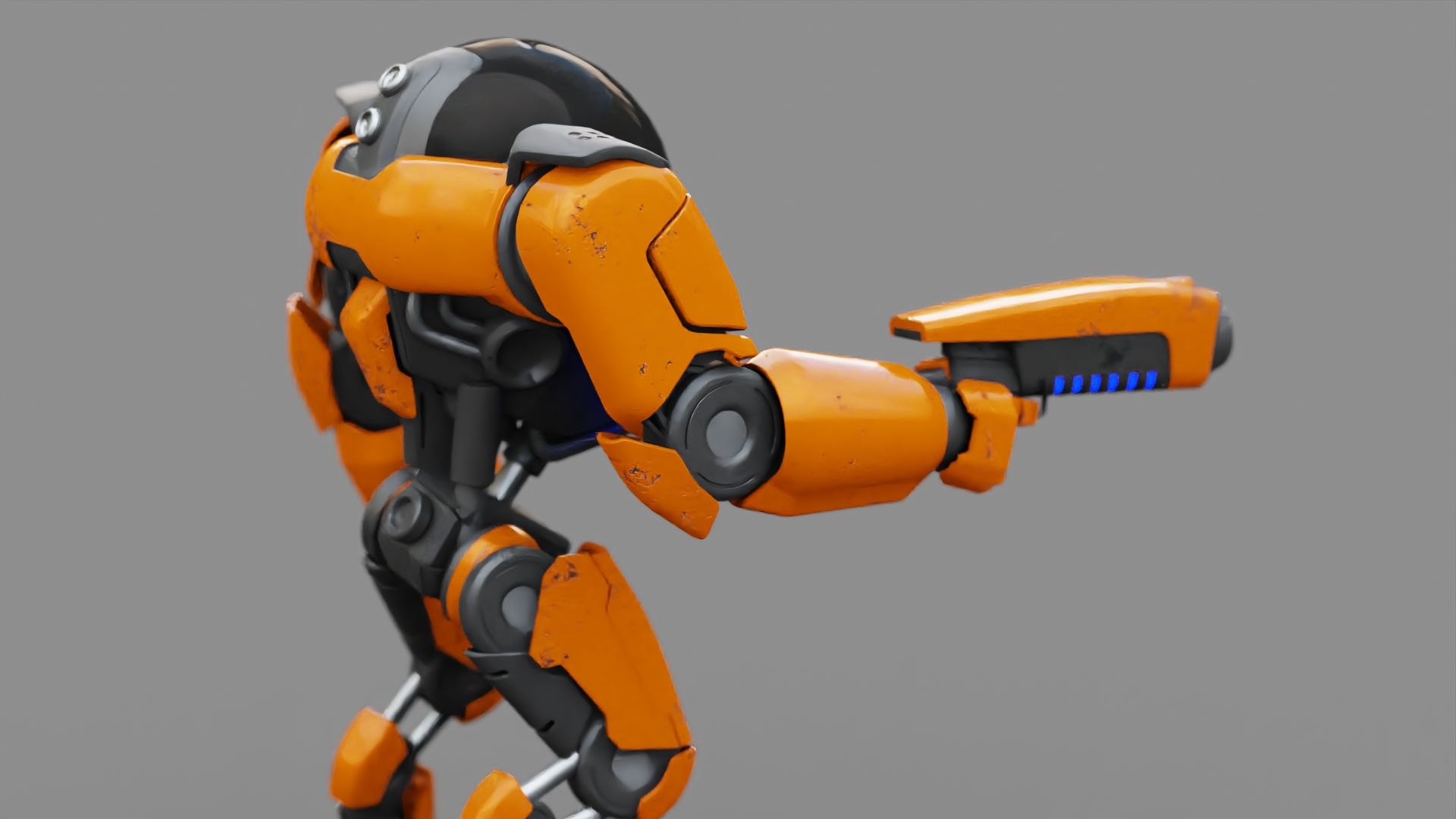 CYBORG ALIEN FIGHTER rigged 3D model - TurboSquid 1939927
