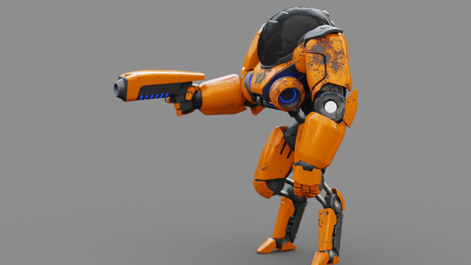 CYBORG ALIEN FIGHTER rigged 3D model - TurboSquid 1939927