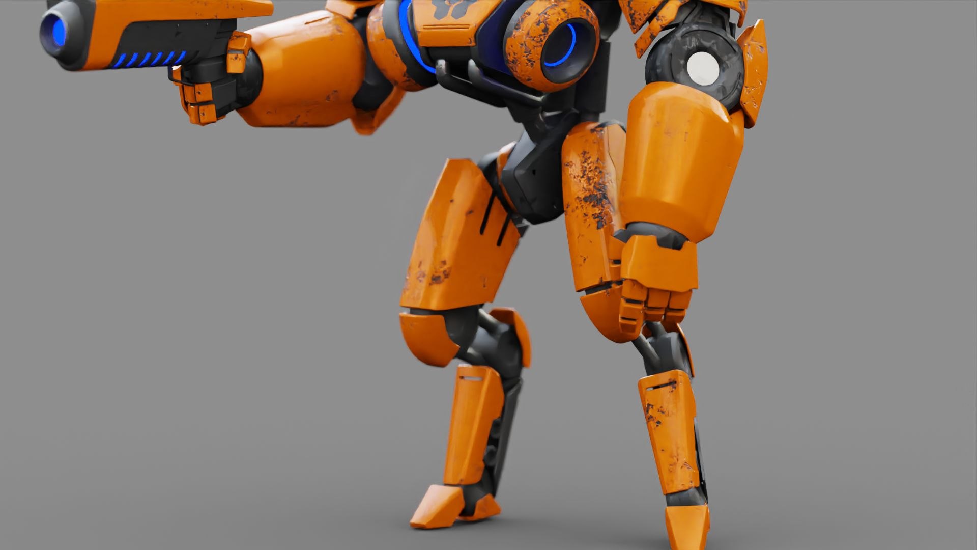 CYBORG ALIEN FIGHTER rigged 3D model - TurboSquid 1939927