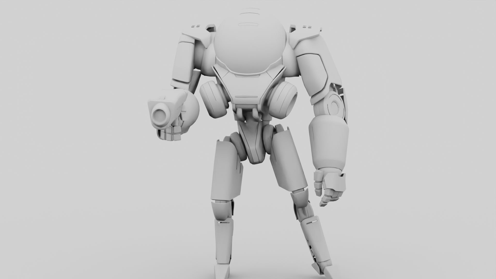 CYBORG ALIEN FIGHTER rigged 3D model - TurboSquid 1939927