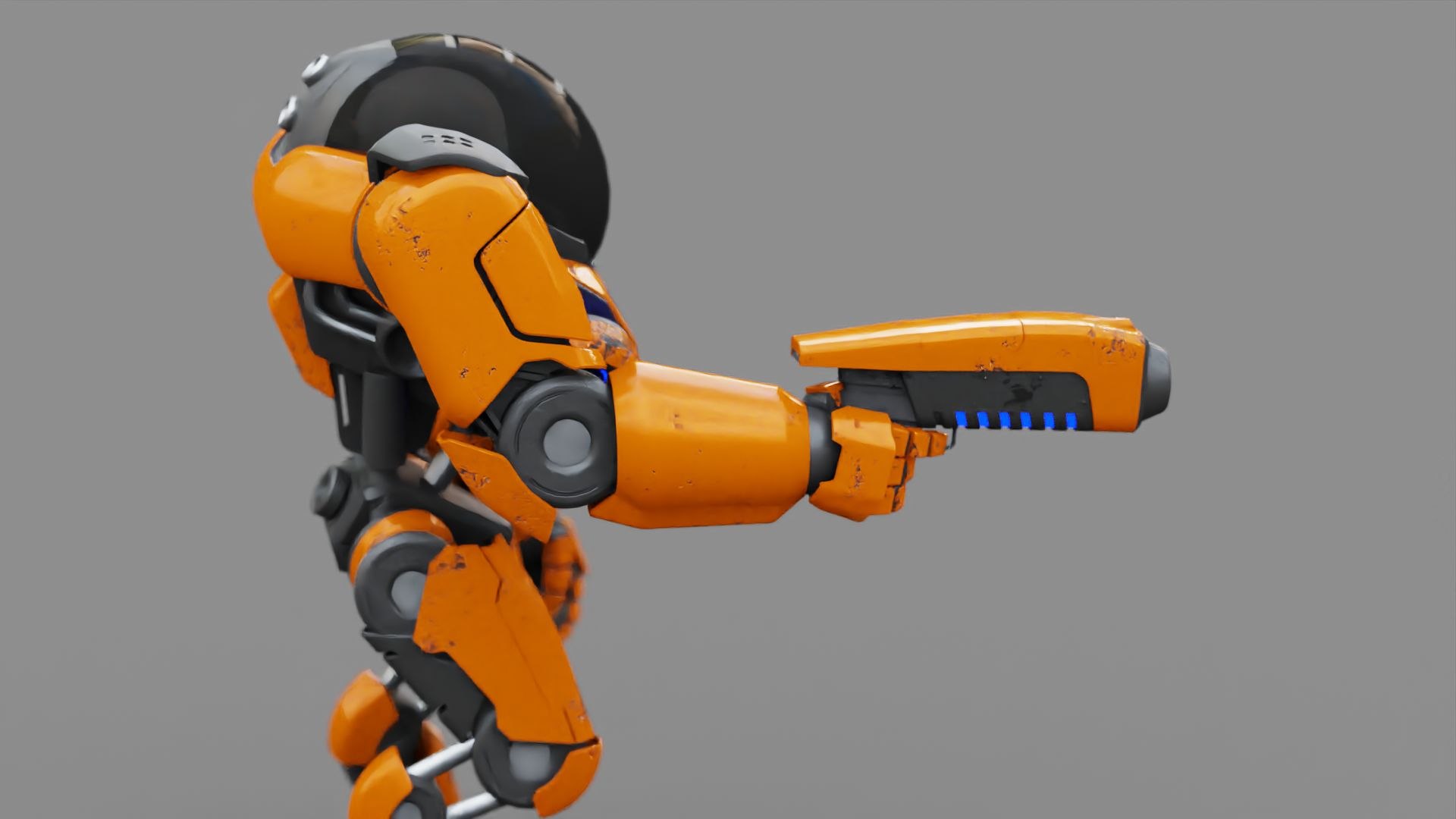 CYBORG ALIEN FIGHTER rigged 3D model - TurboSquid 1939927