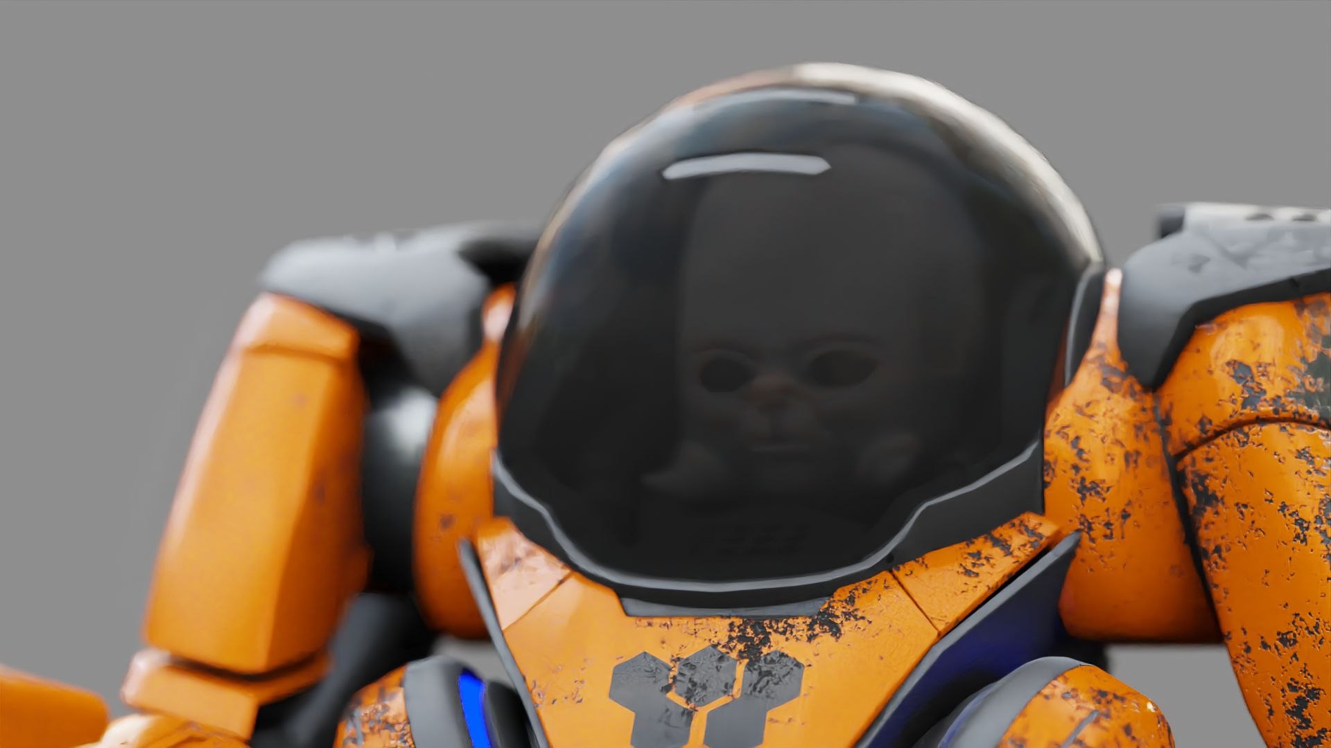 CYBORG ALIEN FIGHTER rigged 3D model - TurboSquid 1939927