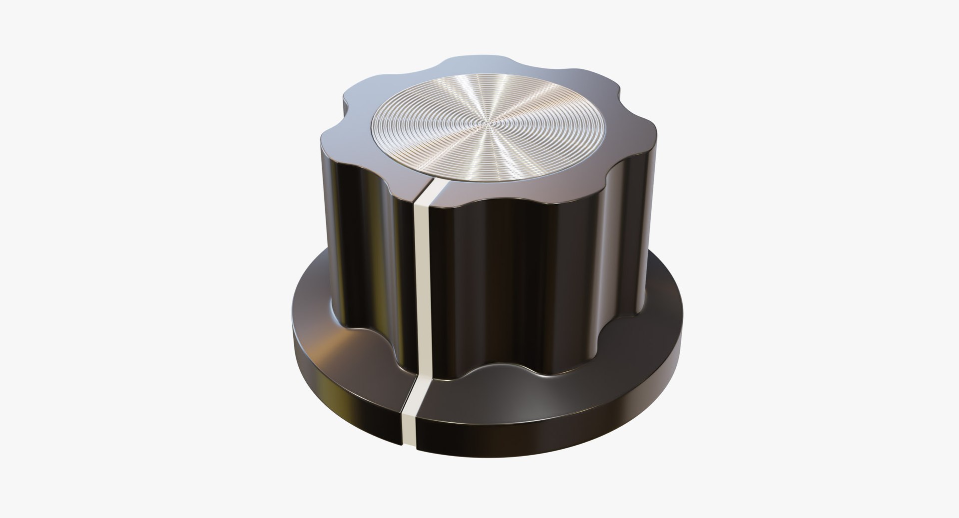 3D Knob Synth Style - TurboSquid 1717702