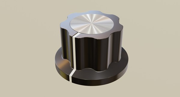 3D Knob Synth Style - TurboSquid 1717702