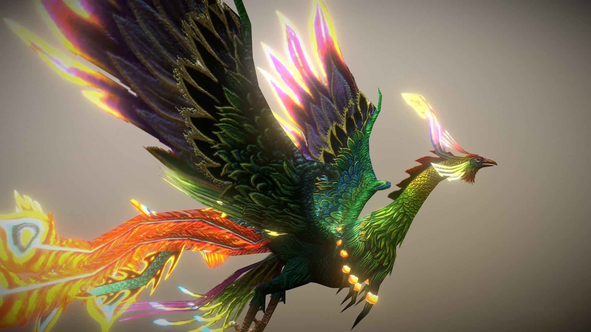 3D Phoenix Bird - TurboSquid 2082190