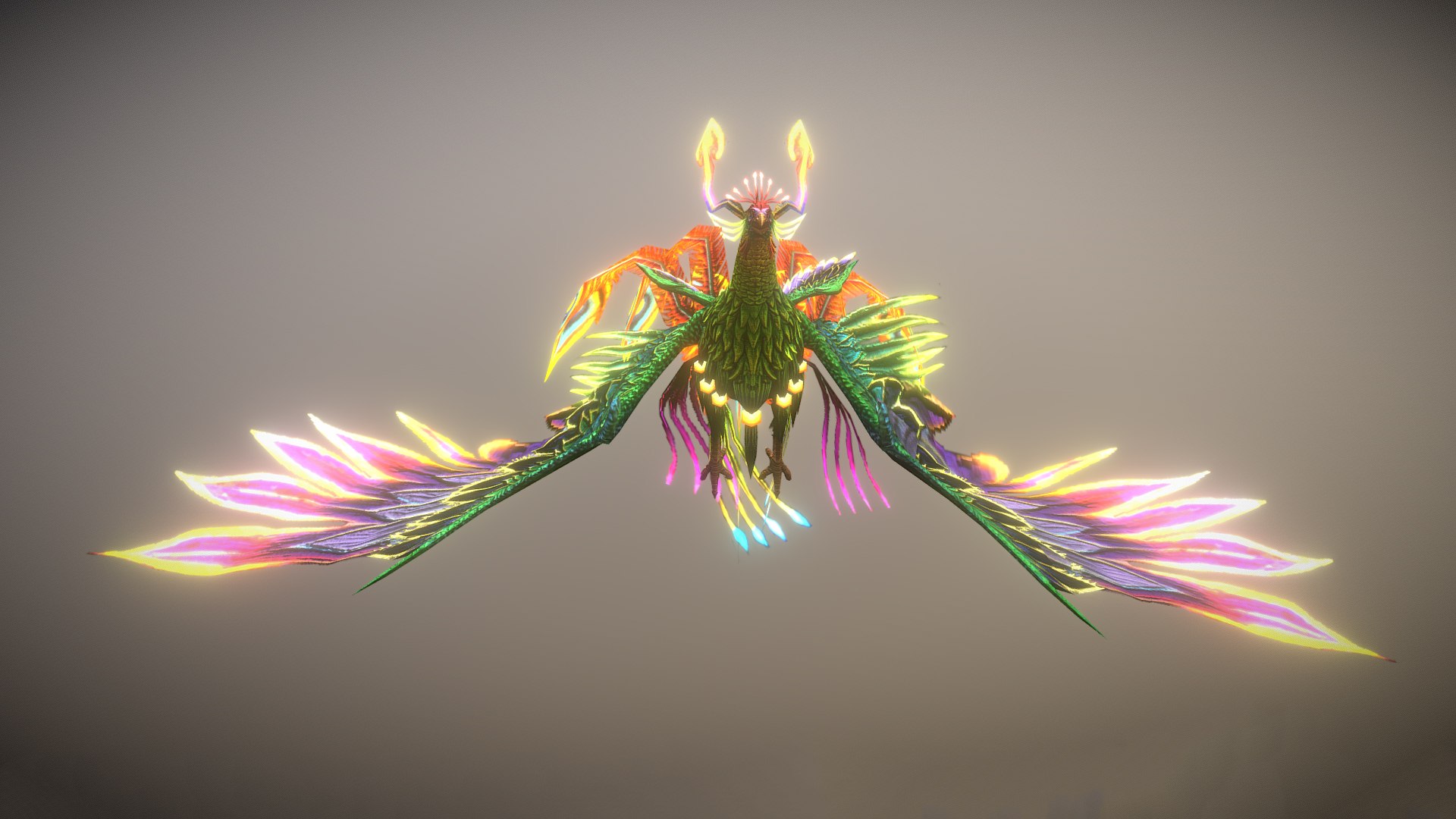 3D Phoenix Bird - TurboSquid 2082190