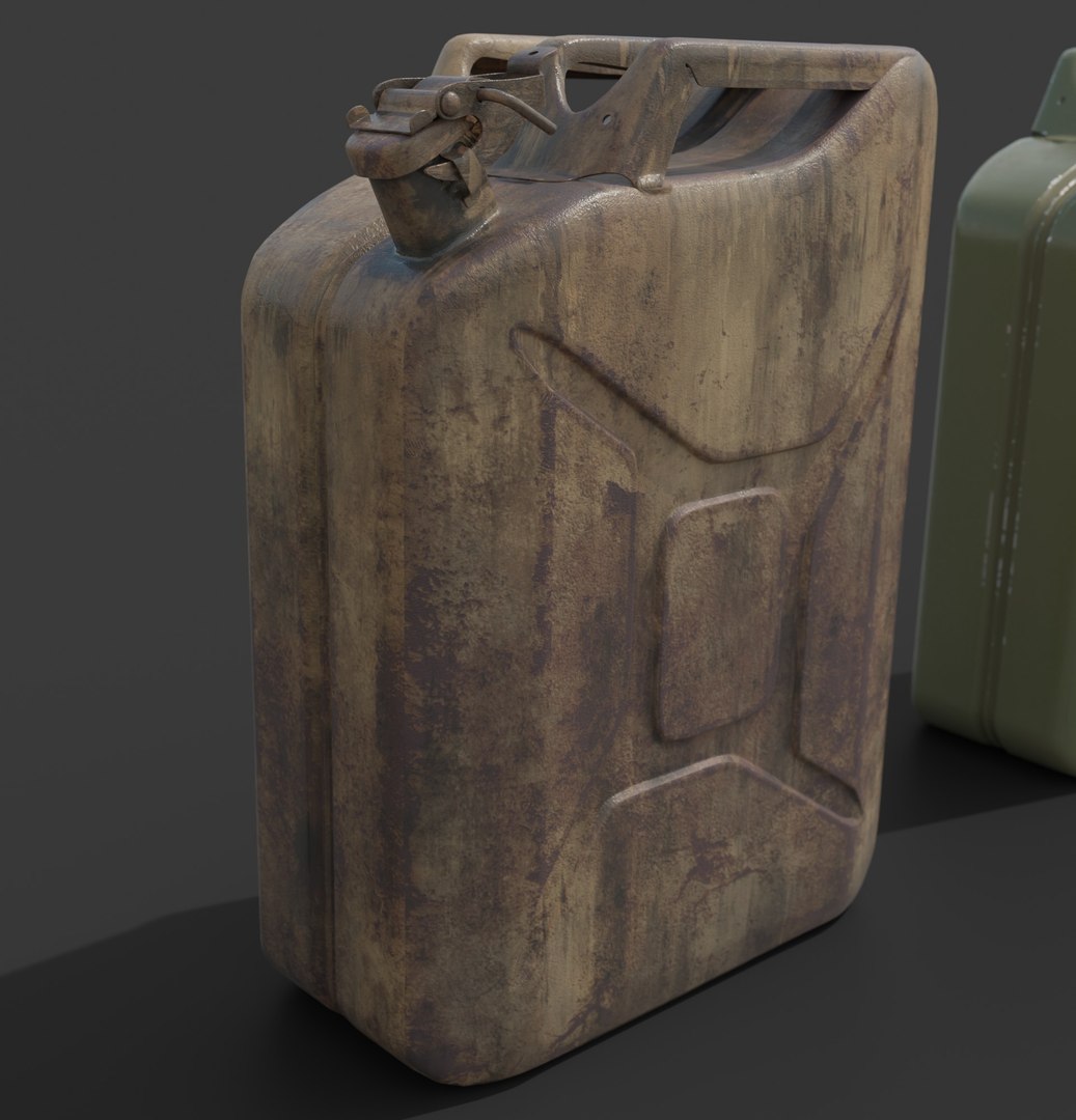 Jerry Can Collection PBR Model - TurboSquid 2499542