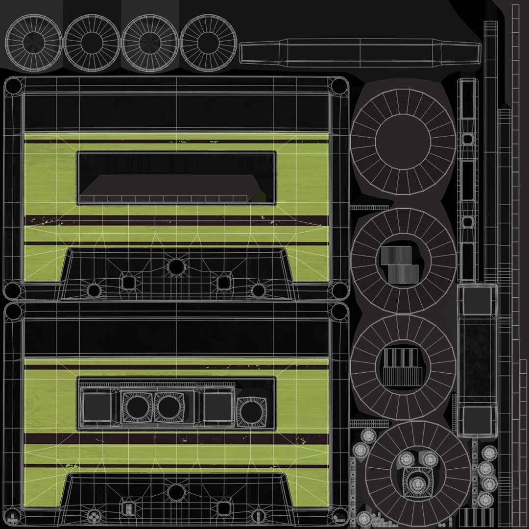 retro player 3d model