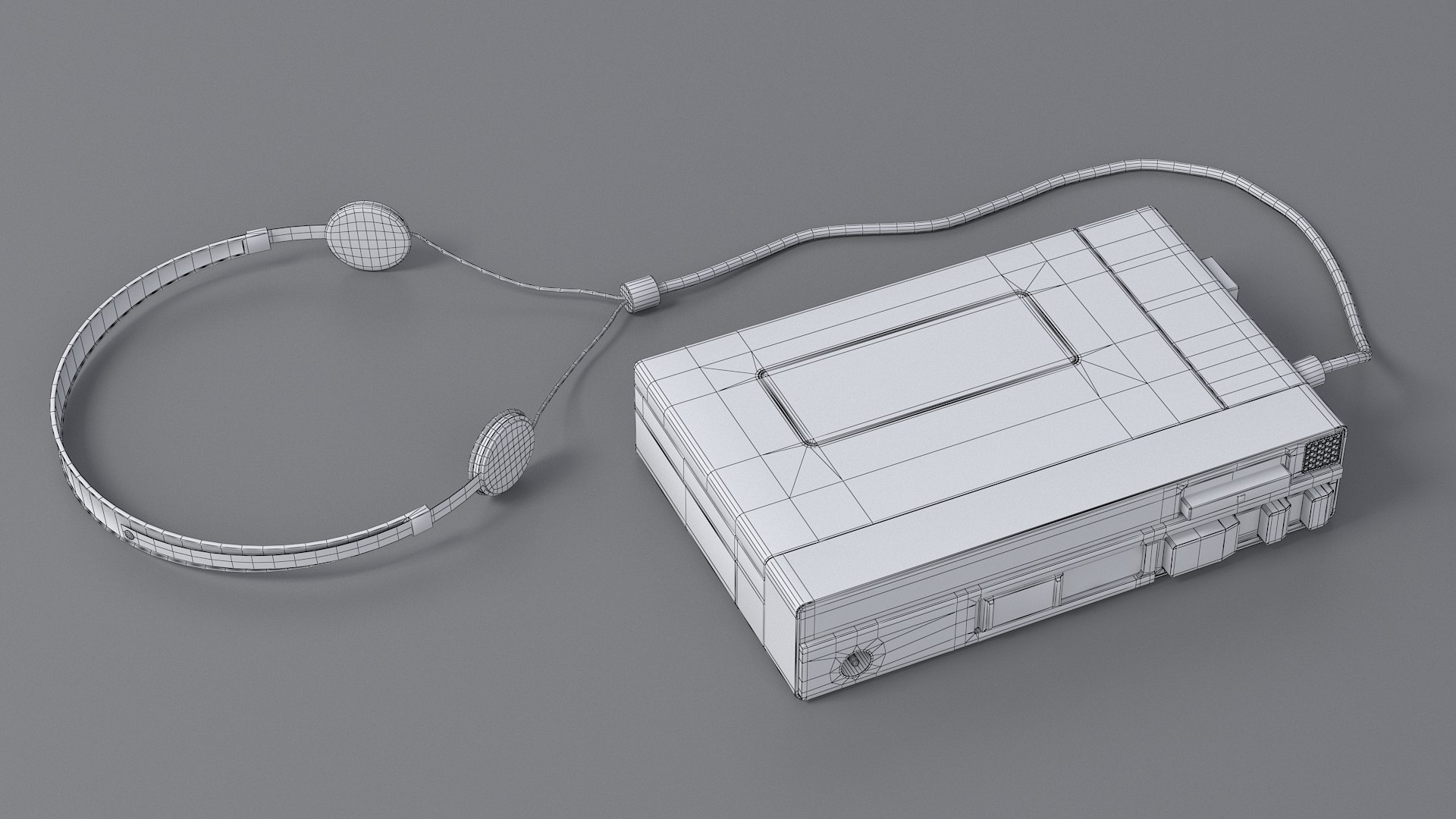 retro player 3d model