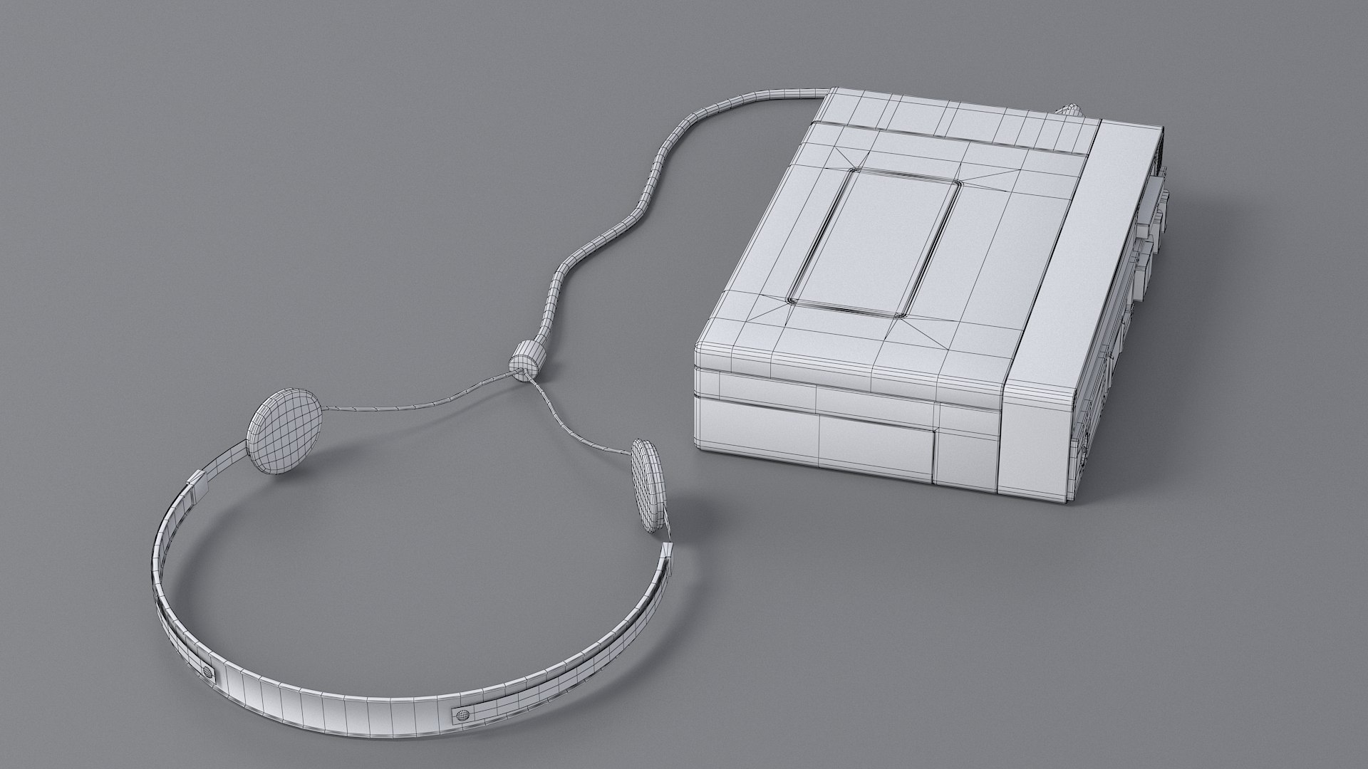 retro player 3d model