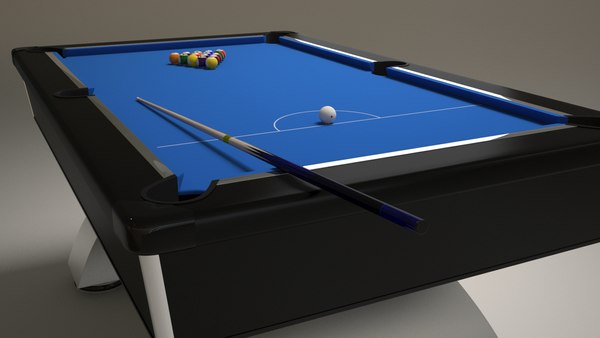 3d modern pool table