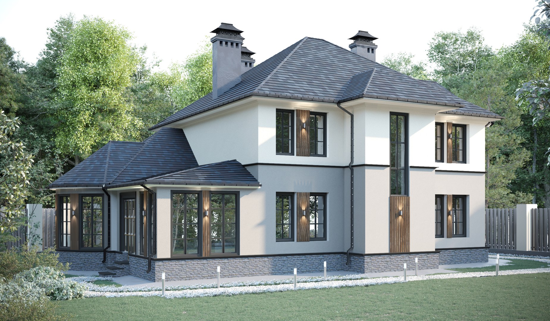 3D Country House Model - TurboSquid 1623494