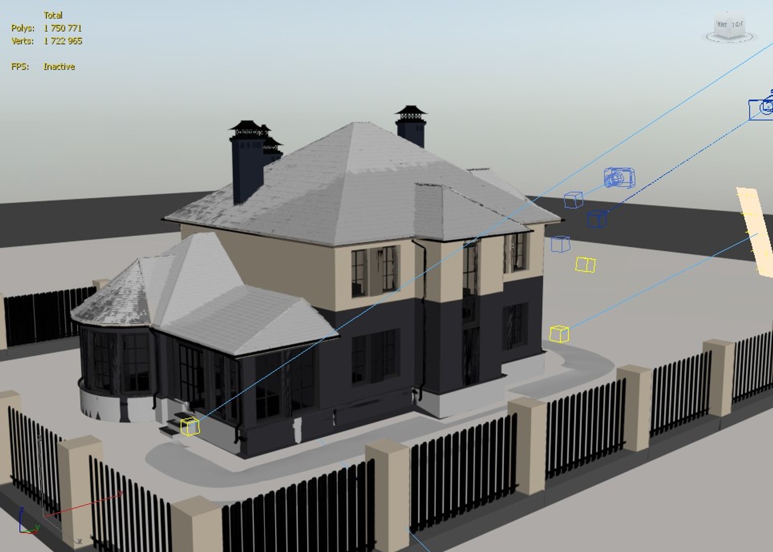 3D Country House Model - TurboSquid 1623494