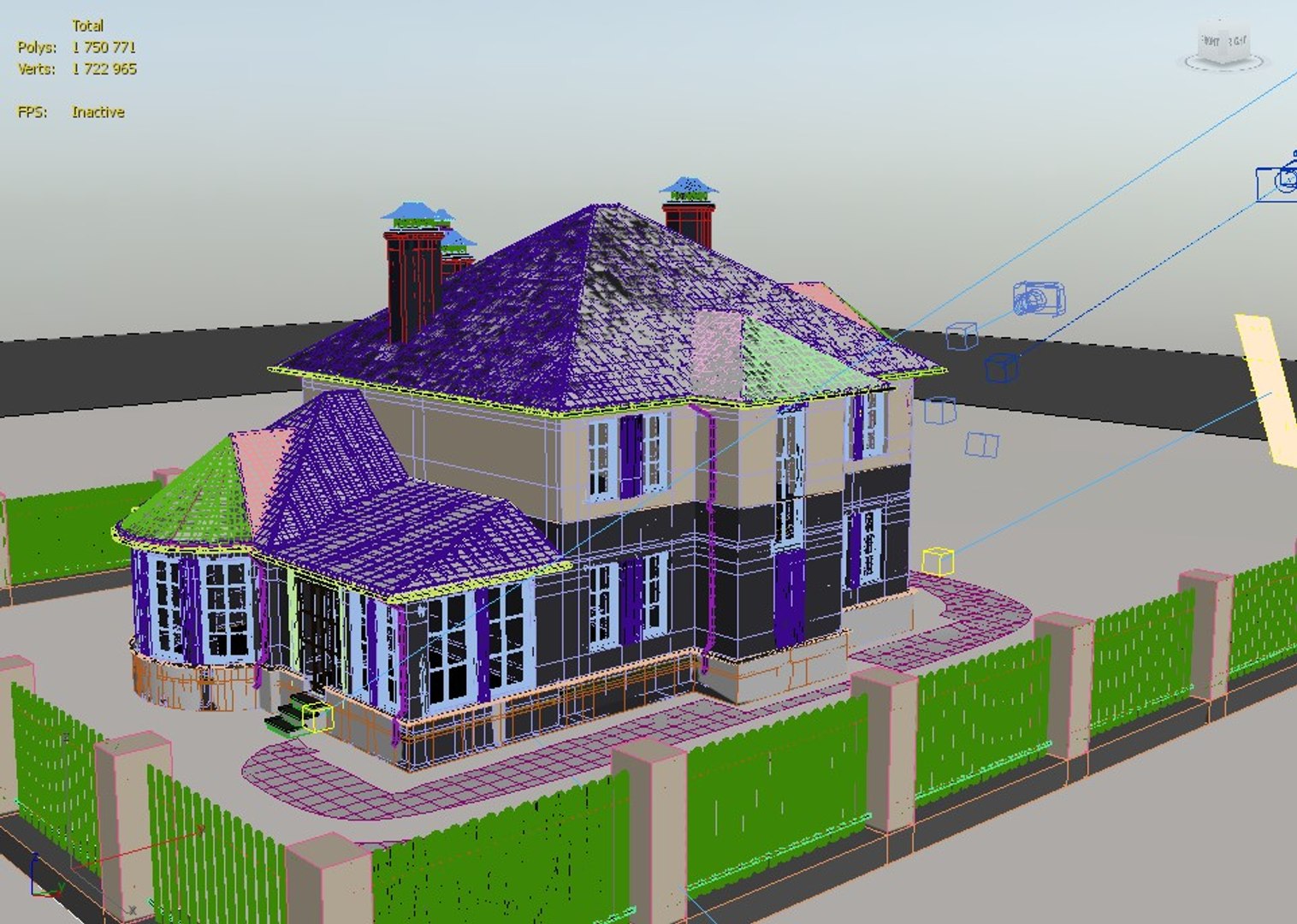 3D Country House Model - TurboSquid 1623494