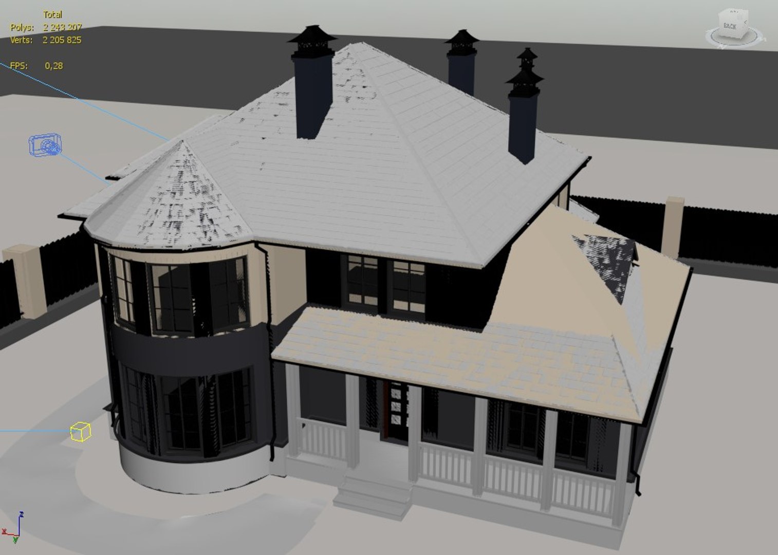 3D Country House Model - TurboSquid 1623494