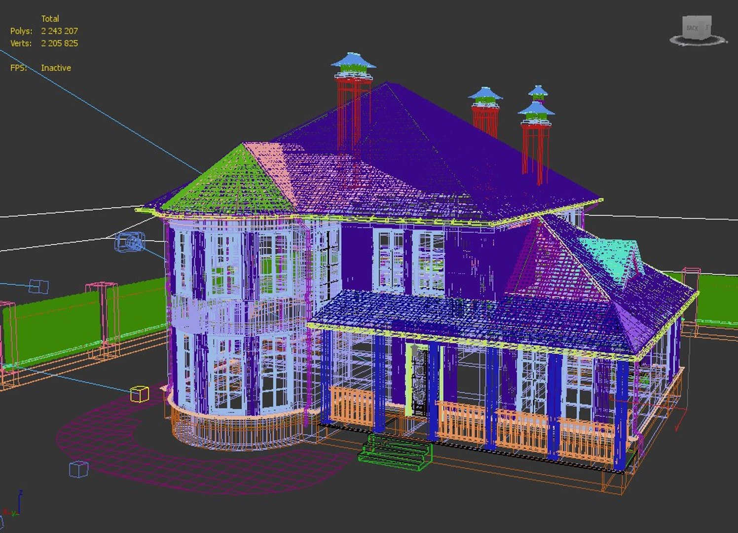3D Country House Model - TurboSquid 1623494