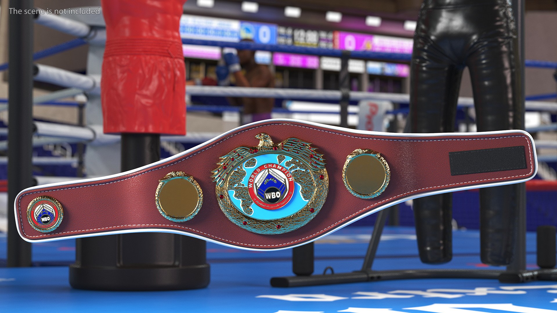 Boxing World Champion Title WBO Belt Fur 3D Model - TurboSquid 2135043