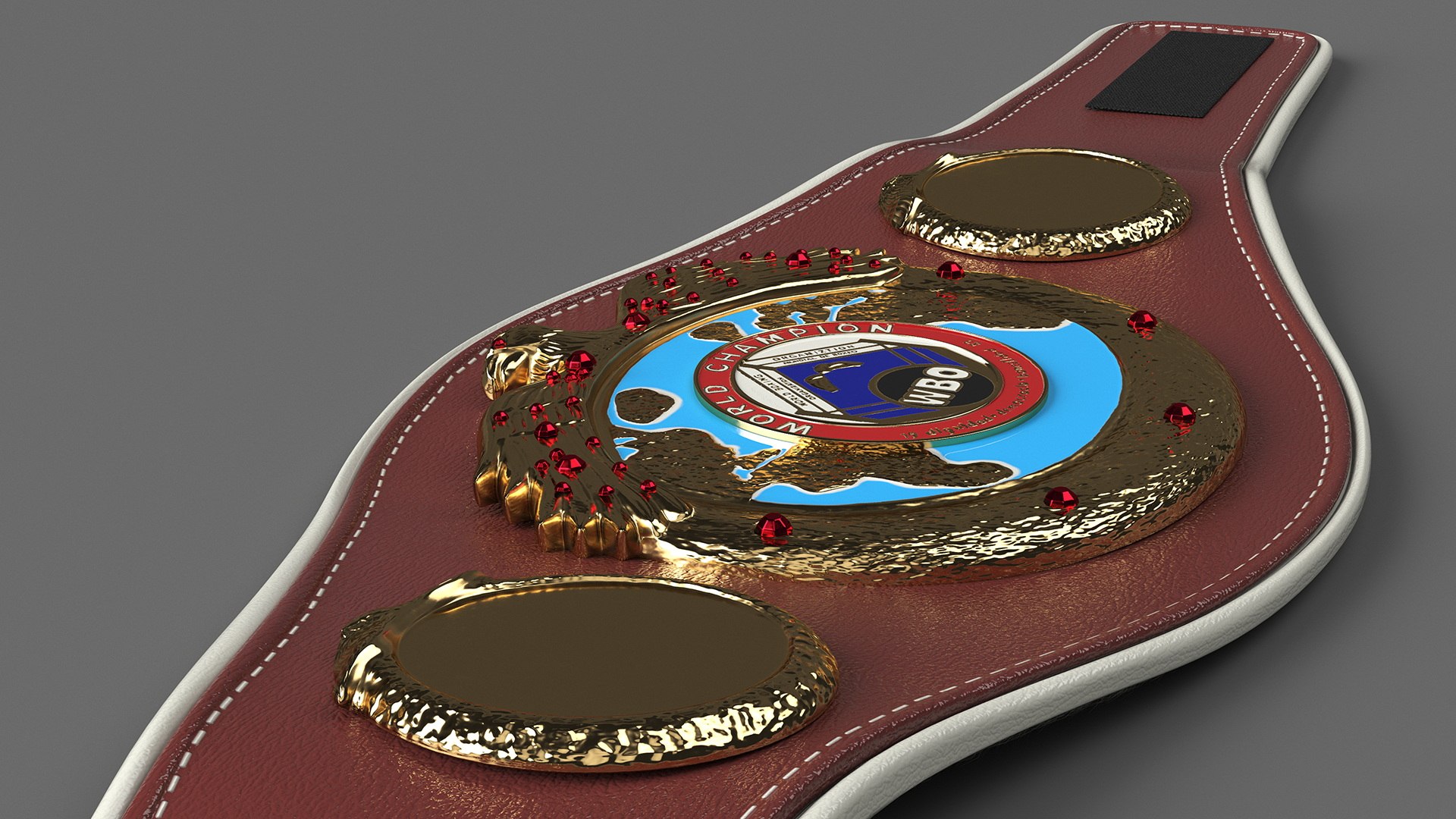 Boxing World Champion Title WBO Belt Fur 3D Model - TurboSquid 2135043
