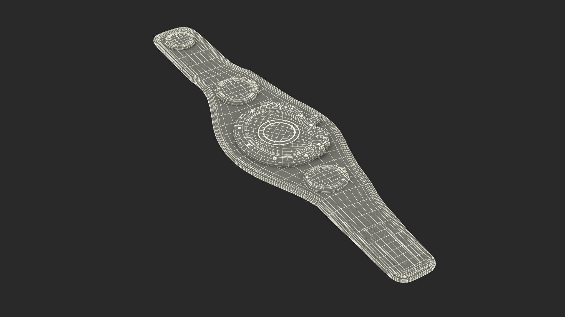 Boxing World Champion Title WBO Belt Fur 3D Model - TurboSquid 2135043