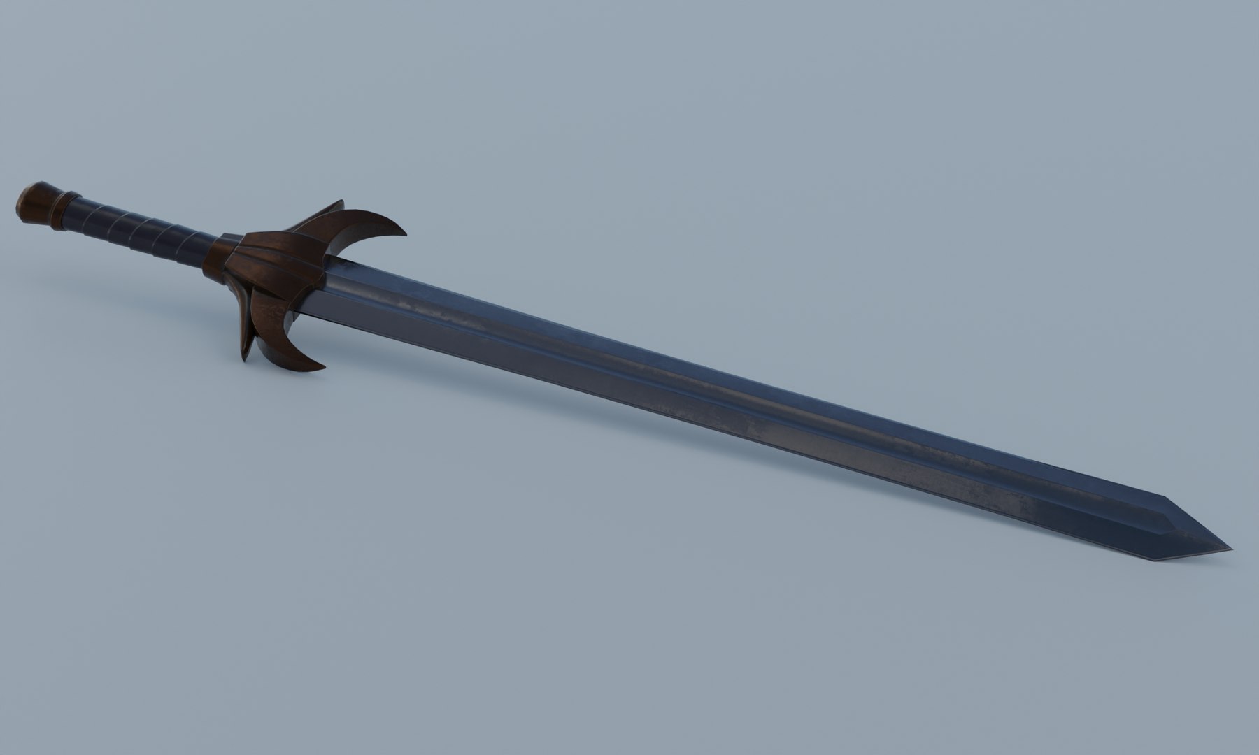 Fantasy Sword Low Poly 3D Model - TurboSquid 1973935