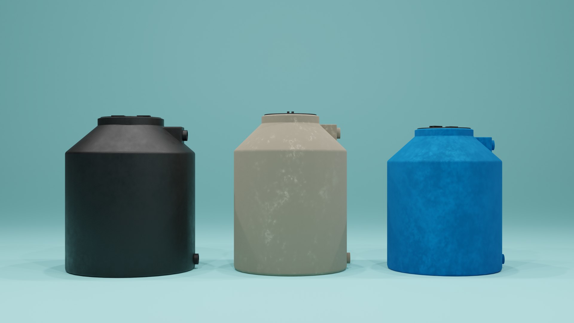 Plastic Water Tanks Model - TurboSquid 1792657