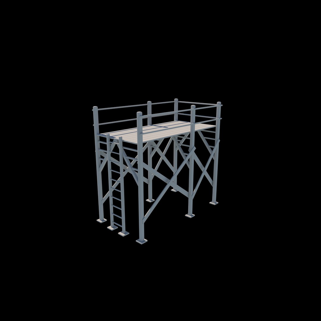 Wooden Scaffolding 3D Model 3D Model - TurboSquid 2363262