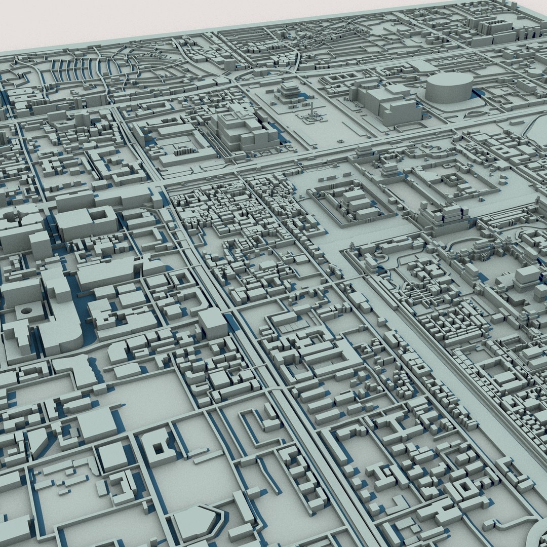 3D Beijing City China Model - TurboSquid 2428203