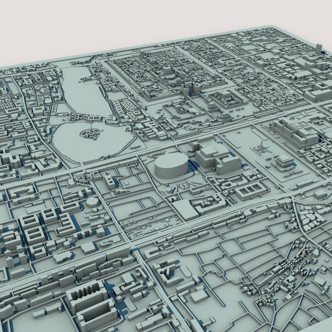 3D Beijing City China Model - TurboSquid 2428203